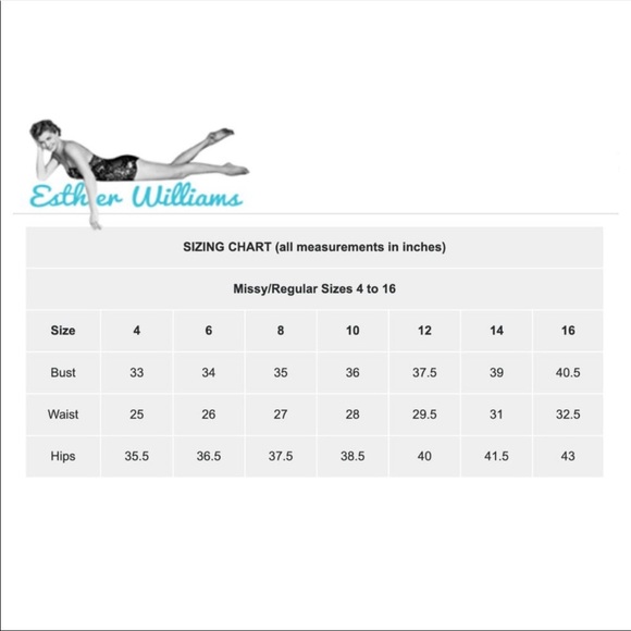 Esther Williams | Swim | Nwt Esther Williams Bathing Beauty One Piece ...